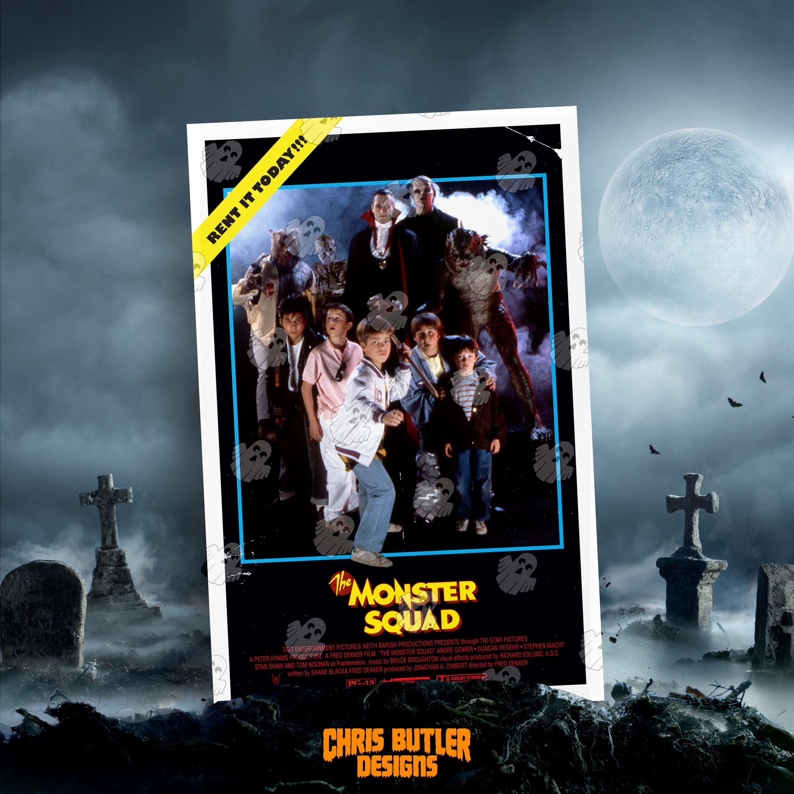 Monster Squad (VHS Series) 11x17 Alternative Movie Poster ...