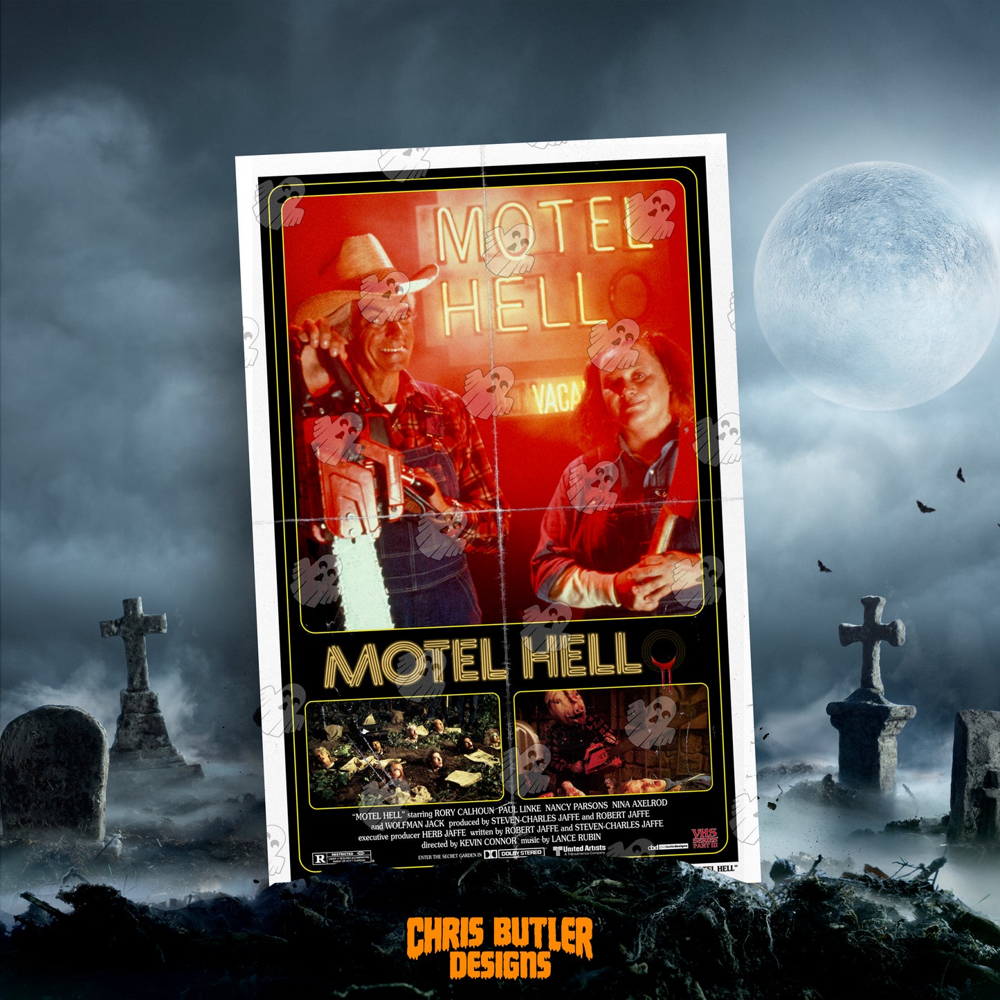 Motel Hell (VHS Series 3) 11x17 Alternative Movie Poster ...