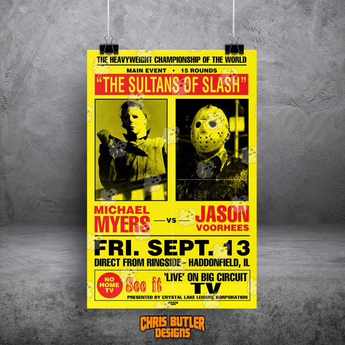 Michael Myers vs. Jason Voorhees (Battle Royale Series) 11x17 Alternat ...