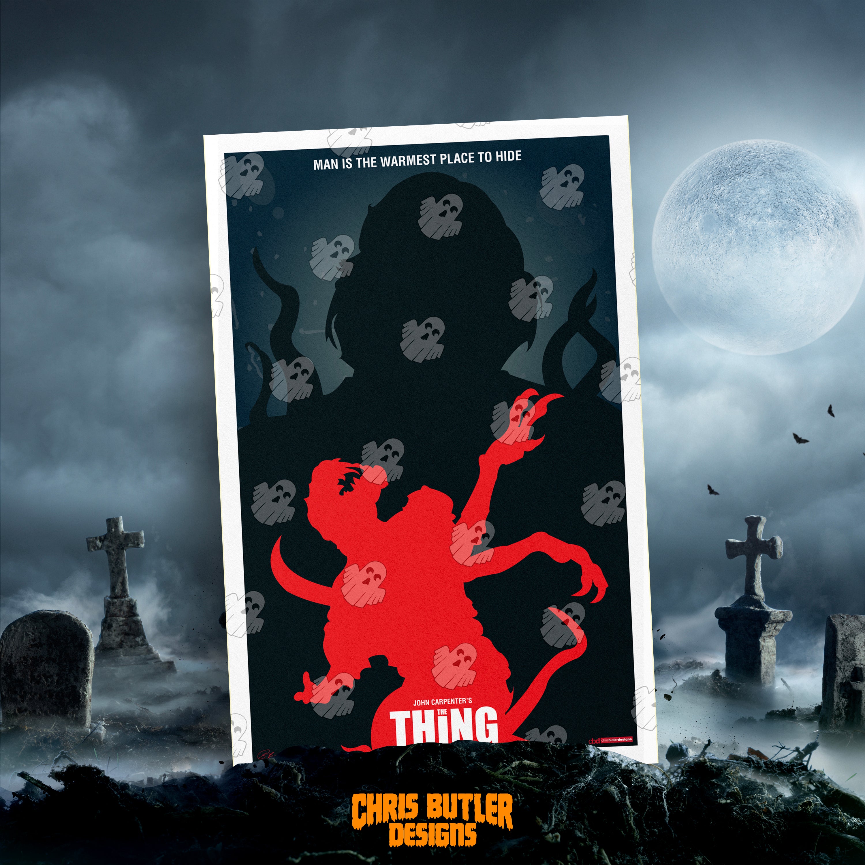The Thing (Design 1) 11x17 Alternative Movie Poster – ChrisButlerDesigns