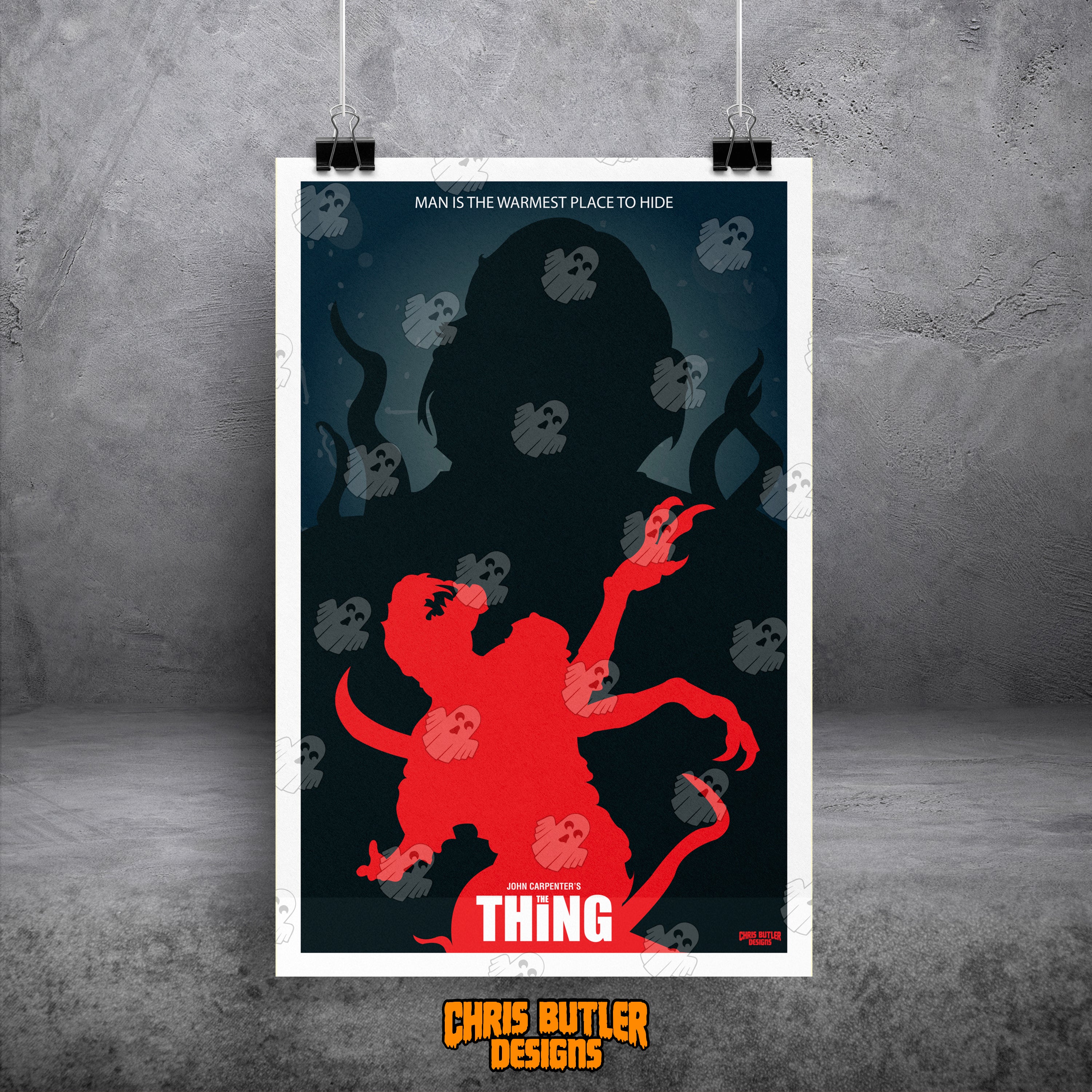 The Thing (Minimalist) 11x17 Alternative Movie Print – ChrisButlerDesigns